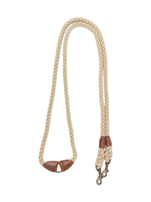 POLDO DOG COUTURE Bonfire Rope Dog Leash - Neutrals