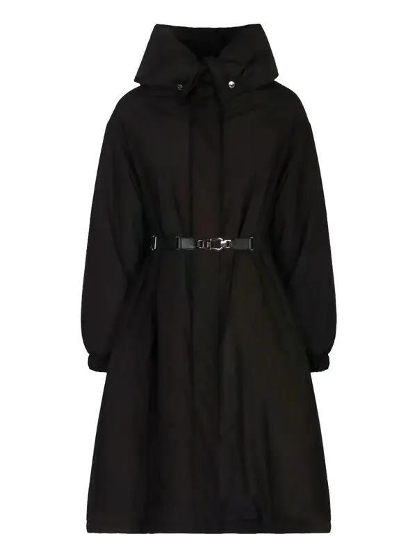 MOORER Eneida Belted Parka - Black