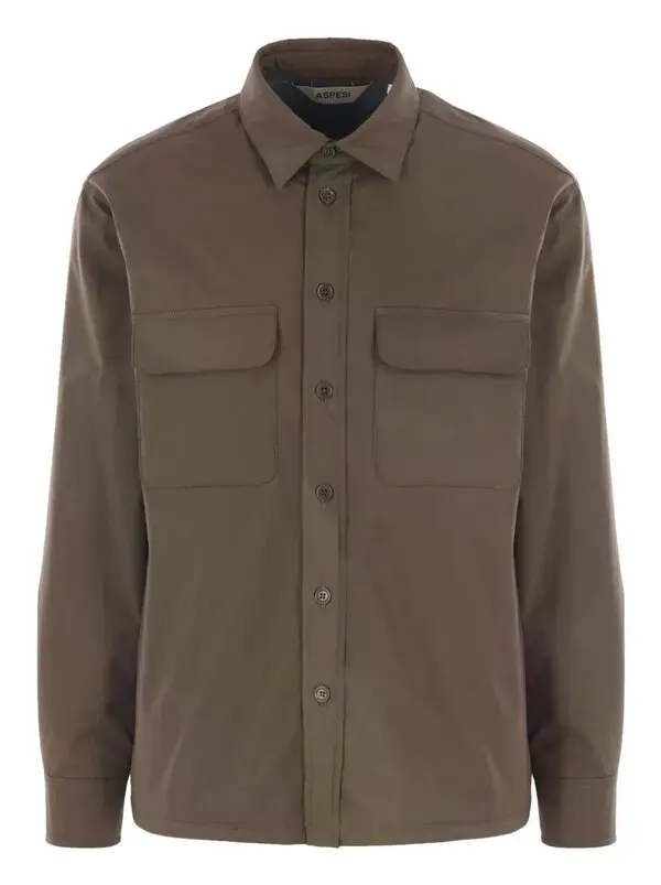 Aspesi Padded Shirt Jacket - Green