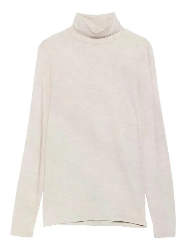 Majestic Filatures Turtleneck Long-sleeve Top - Neutrals