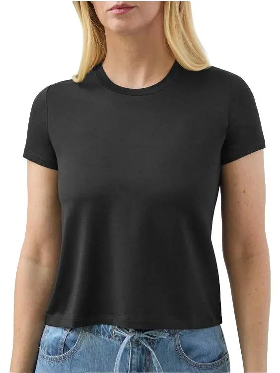 Splendid Tyra Crewneck Tee - Black