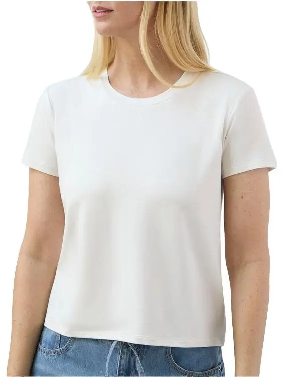 Splendid Tyra Crewneck Tee - Neutral