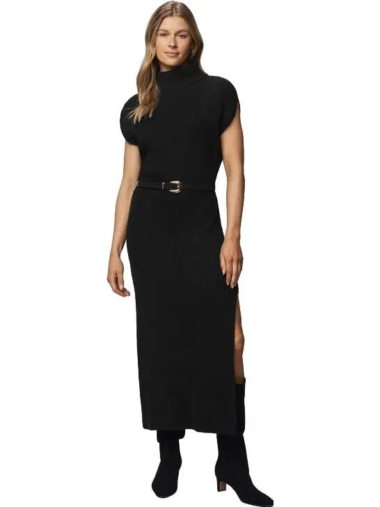 Splendid Cashblend Sweater Dress - Black