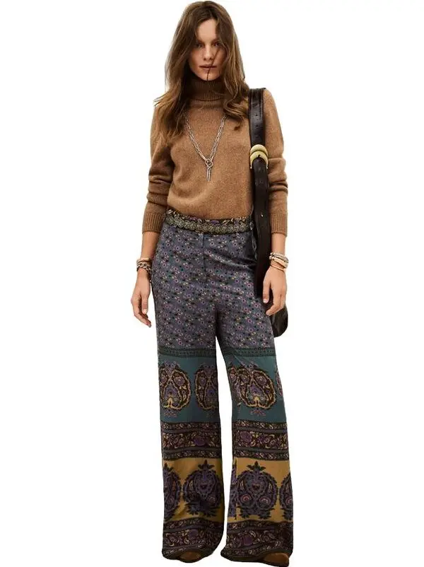 Ba&sh Brany Wide-leg Pants - Brown