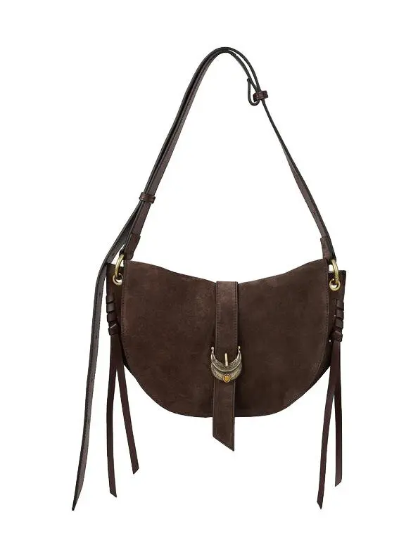 Ba&sh Youyou Leather Bag - Brown