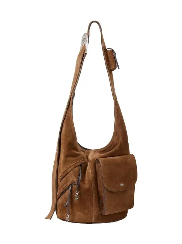 Ba&sh Youyou Multi-pocket Bucket Bag - Brown