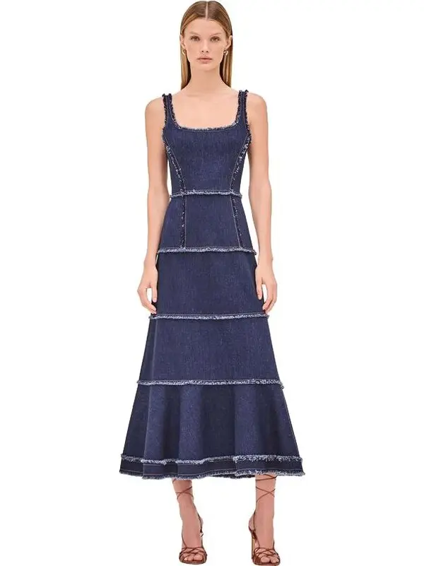 Alexis Stefania Dress - Denim