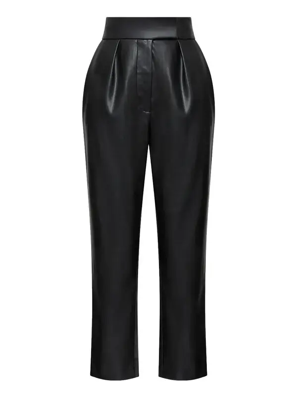 Malìparmi Pleated Straight Trousers - Black