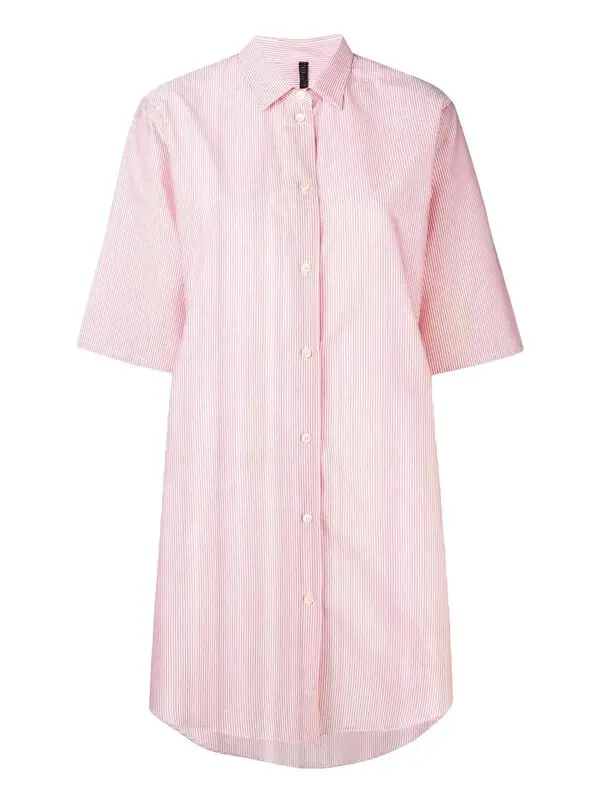 BEN TAVERNITI UNRAVEL PROJECT Striped Long Shirt - Red