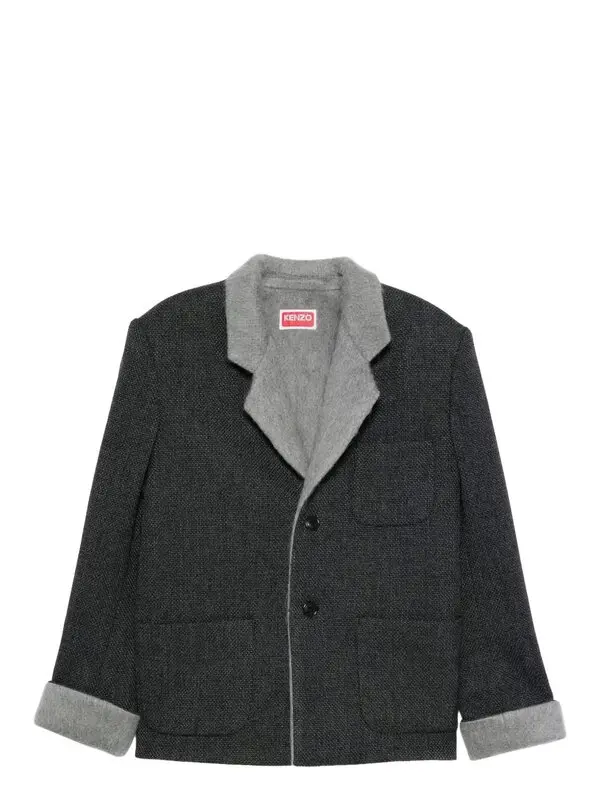 Kenzo Patch-pocket Jacket - Grey