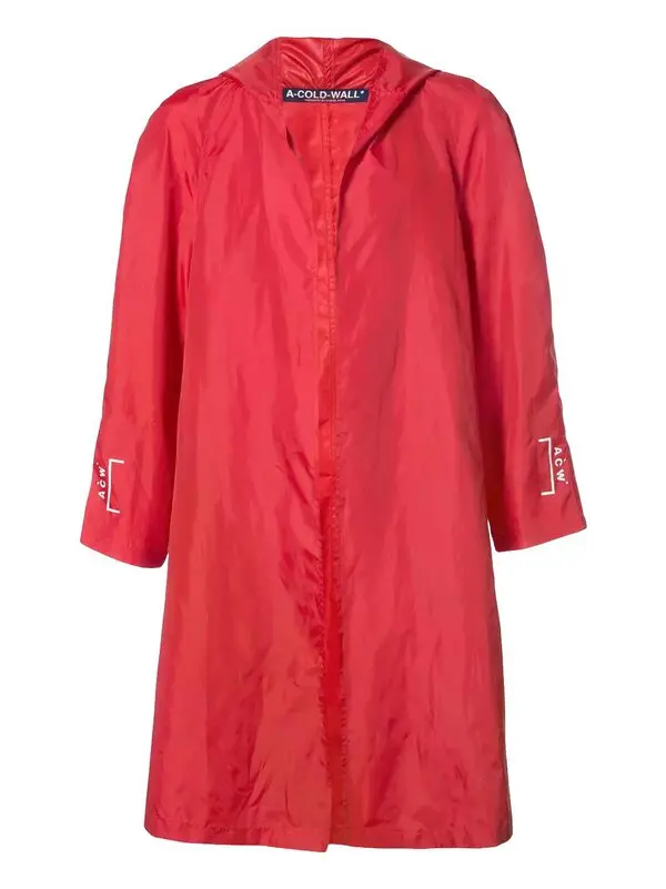 A-COLD-WALL* Hooded Raincoat - Red