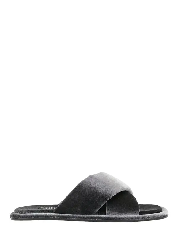 Senso Inka Velvet Slides - Grey