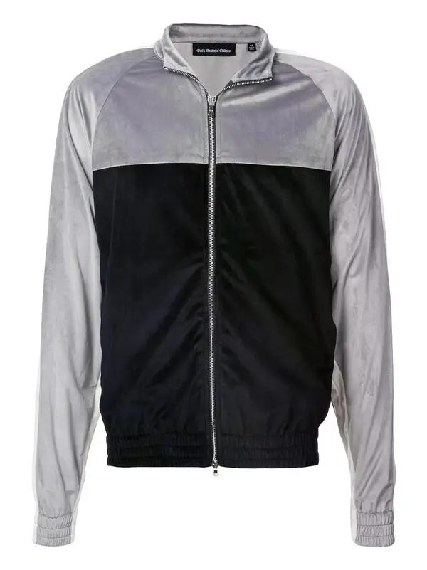 GOD'S MASTERFUL CHILDREN Varsity Zip-up Jacket - Grey