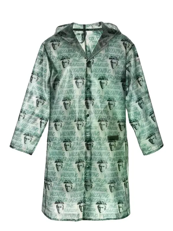 Undercover Clockwork Orange All-over Print Raincoat - Green