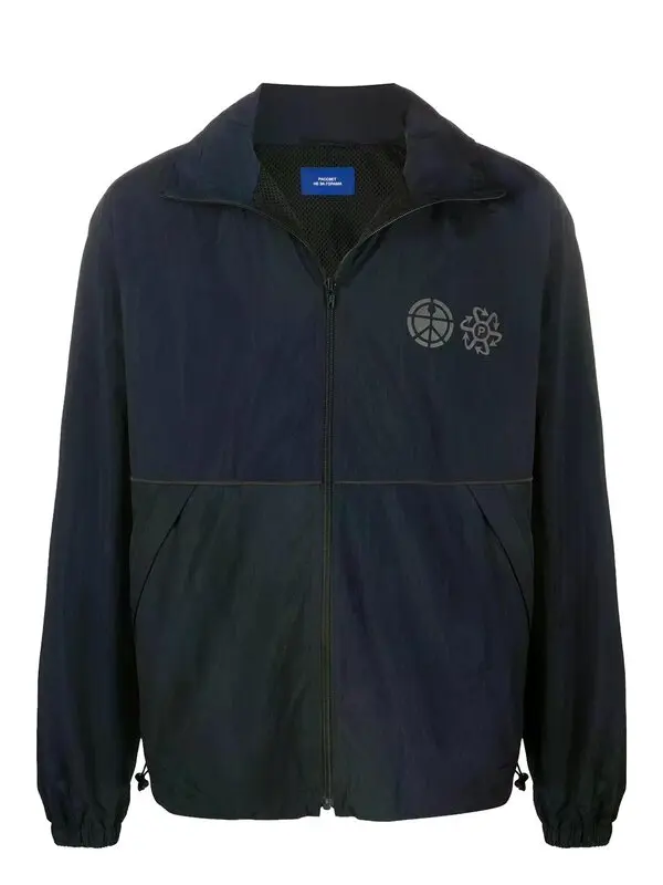 RASSVET Zipped Hooded Track Jacket - Blue