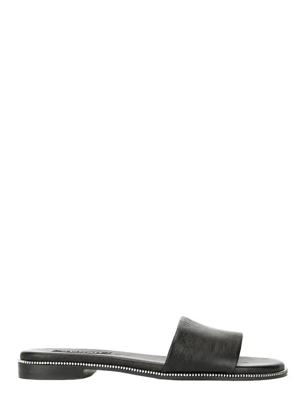 Senso Gilly Leather Sliders - Black