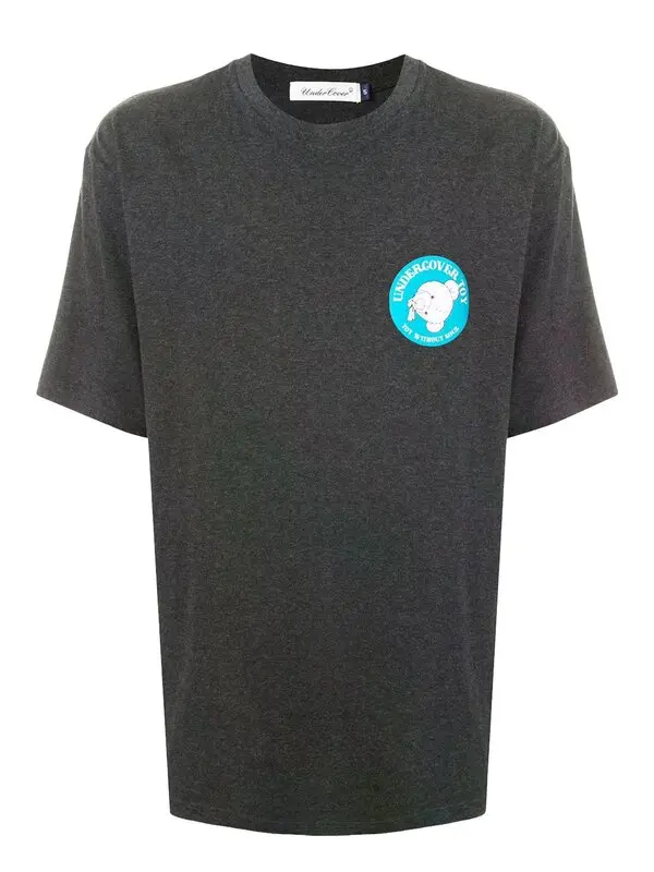 Undercover Graphic-print Crew Neck T-shirt - Grey