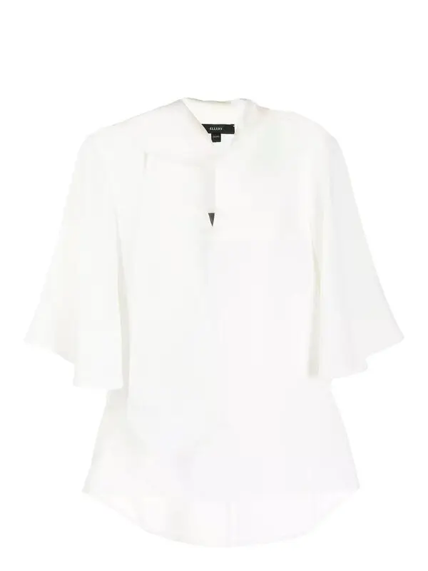 ELLERY Scarf-detail Blouse - White