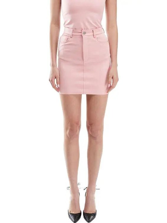 MOTHER OF ALL Kathrine Mini Skirt - Pale Pink