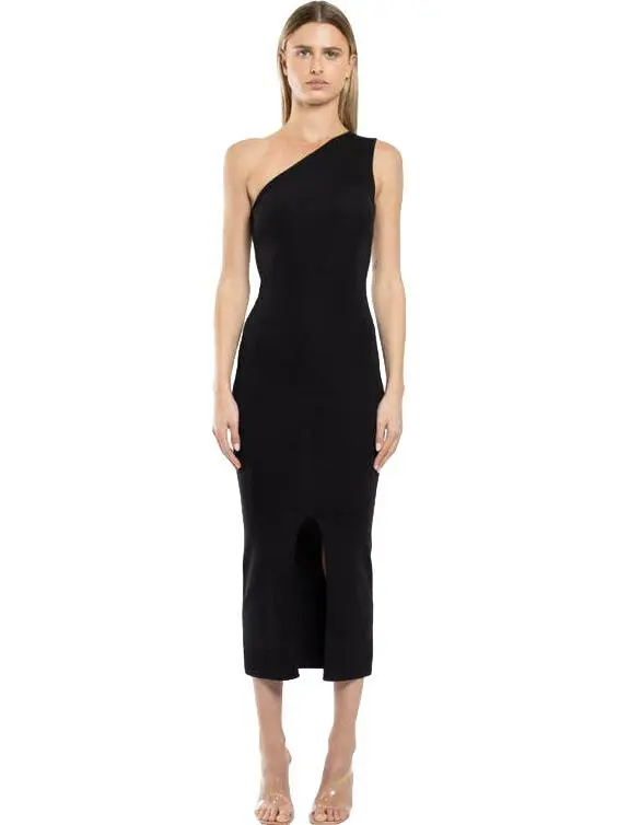 MOTHER OF ALL Federica Knit Maxi Dress - Black