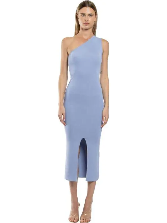 MOTHER OF ALL Federica Knit Maxi Dress - Light Blue