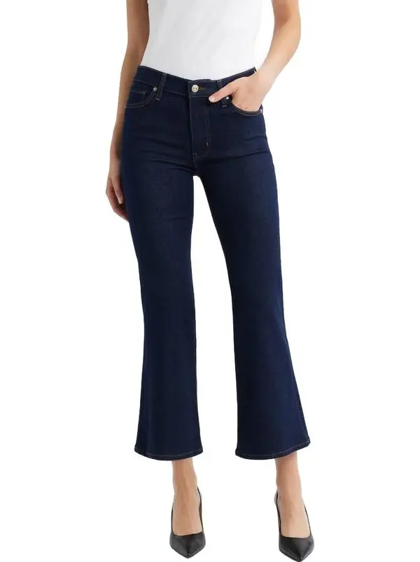 FRAME The Pixie Icon High-waist Flare Jeans - Rinse