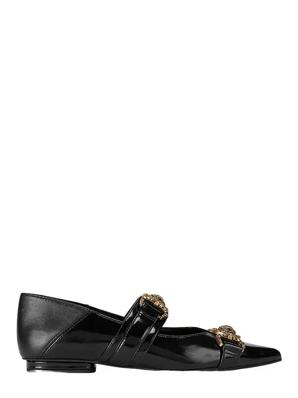 Kurt Geiger Mansion Pointed Flats - Black