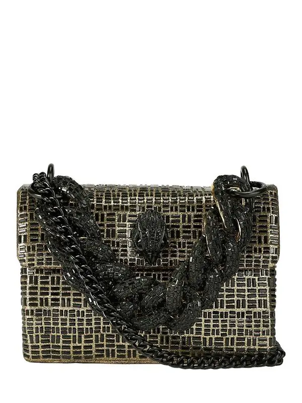Kurt Geiger Mini Kensington Chain Bag - Charcoal