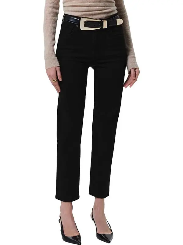 Citizens Of Humanity Caia High-rise Straight Leg Jeans - Plush Black