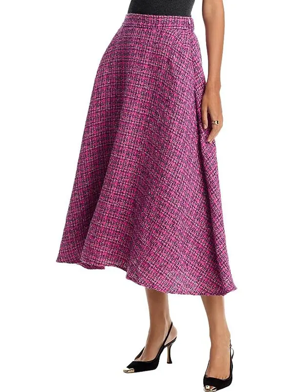 AREA STARS Birdie Skirt - Pink Tweed
