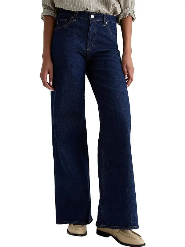 Ag Saige Mid-rise Wide Leg Jeans - Symmetry