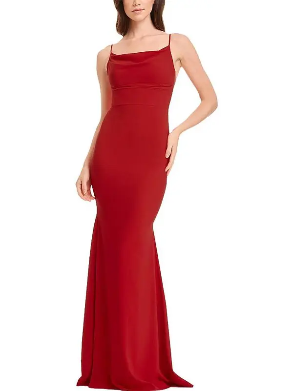 Dress The Population Eliana Mermaid Dress - Rouge