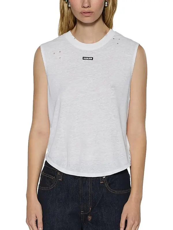 Ksubi Labels Moss Tank Top - White