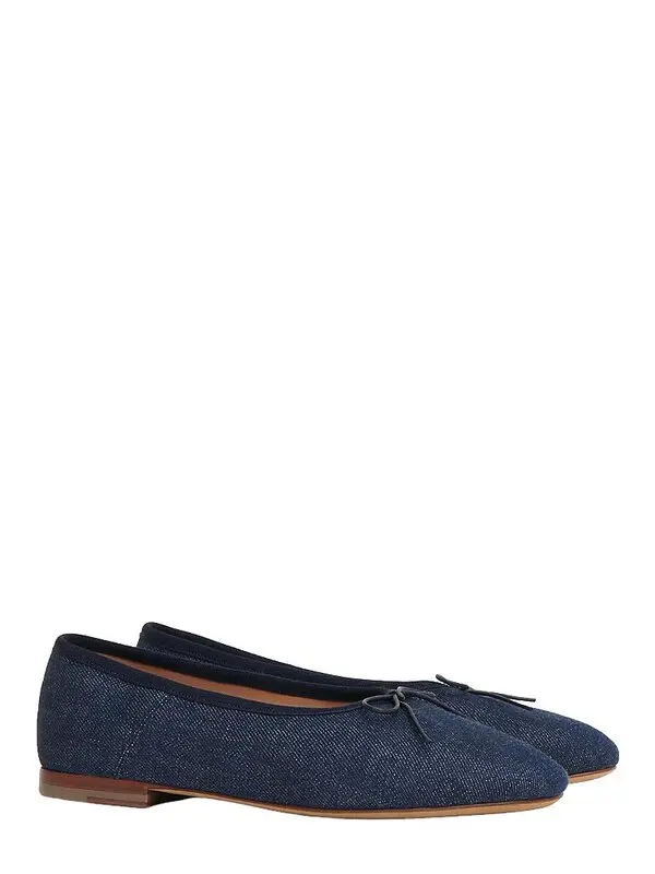 MANSUR GAVRIEL Dream Bow Ballet Flats - Dark Blue