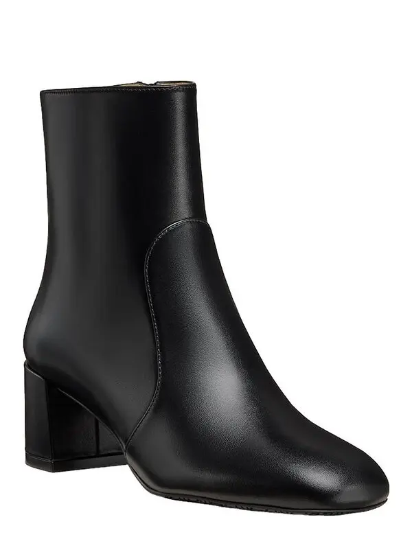STUART WEITZMAN Maeve Zip Booties - Black