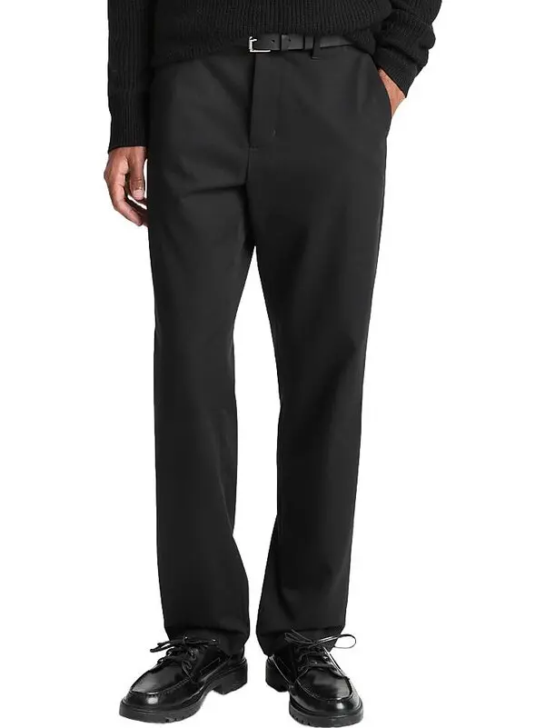 Vince Owen Officer Regular Fit Chino Pants - Black
