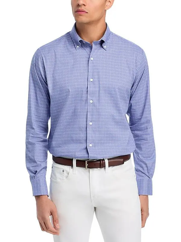 Peter Millar Stowe Crown Lite Cotton Stretch Sport Shirt - Deep Violet