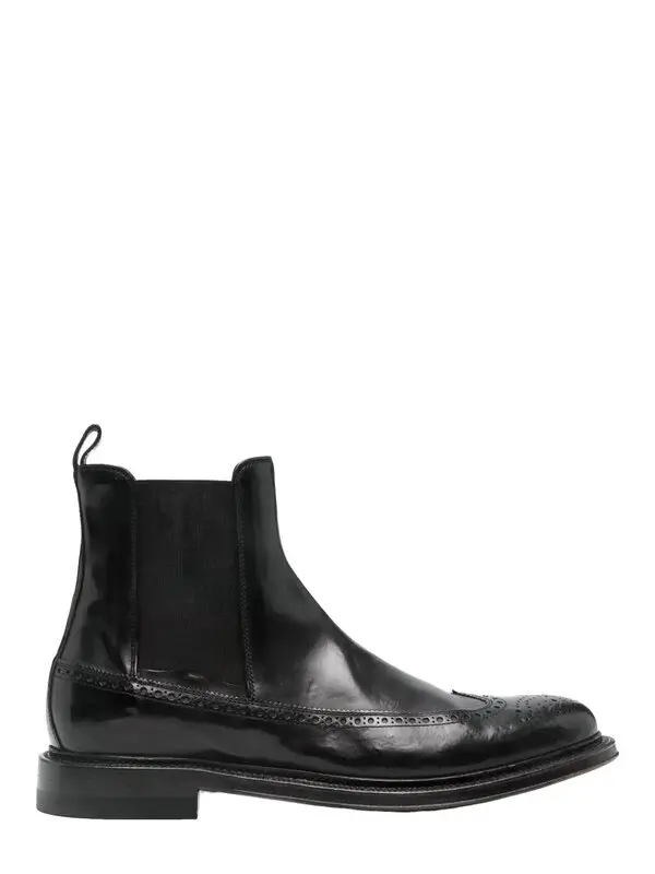 SILVANO SASSETTI Elasticated-panel Boots - Black