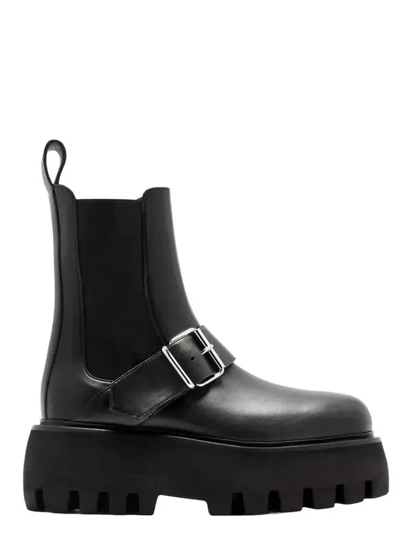 Alexander McQueen Buckle-fastening Boots - Black