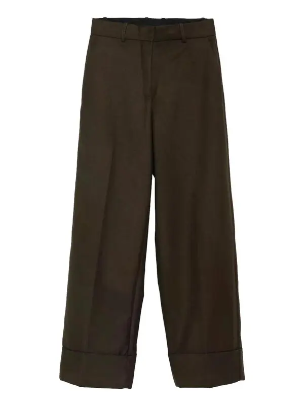 MALINA Cuffed Trousers - Green