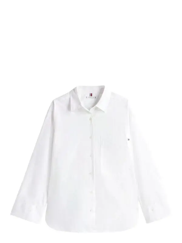 Tommy Hilfiger Button-down Shirt With Pocket - White