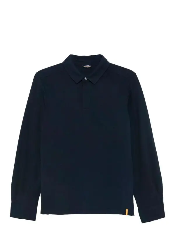 K-WAY Long-sleeve Polo Shirt - Blue