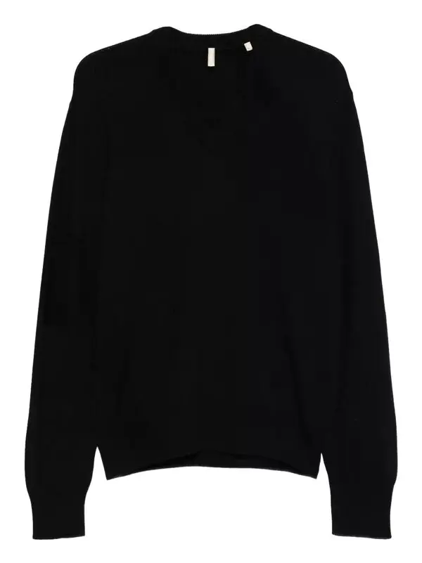 SUNFLOWER V-neck Cashmere Sweater - Black