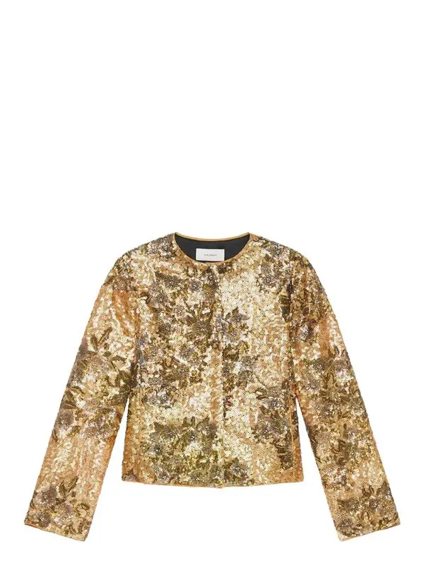 Malìparmi Sequin-embellished Jacket - Gold