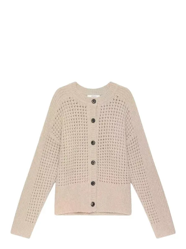 Malìparmi Button-front Open-knit Cardigan - Neutrals