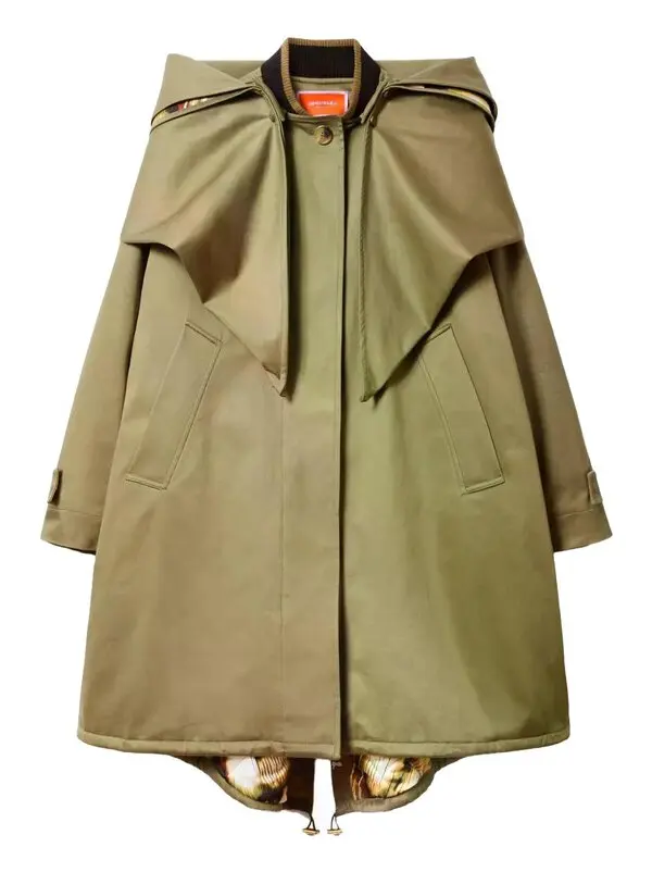 La DoubleJ Collared Coat - Green