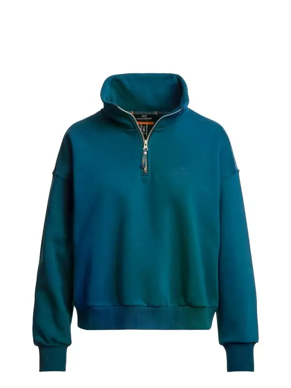 PARAJUMPERS High-neck Zip-up Sweatshirt - Blue