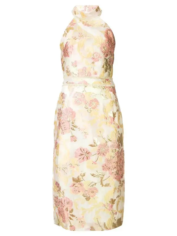 WE ARE KINDRED Delphi Floral Midi Dress - White