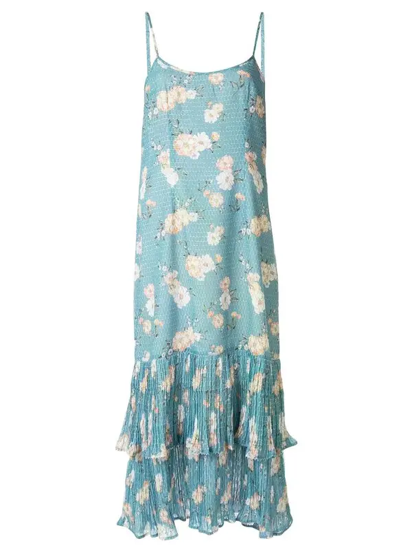 WE ARE KINDRED Mia Floral Print Midi Dress - Blue