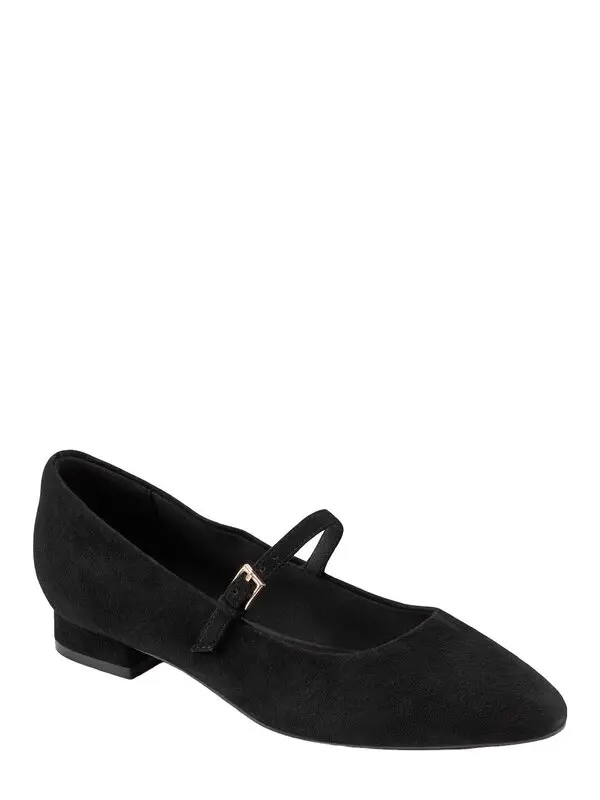 Rockport Taren Pointed Toe Flat - Black